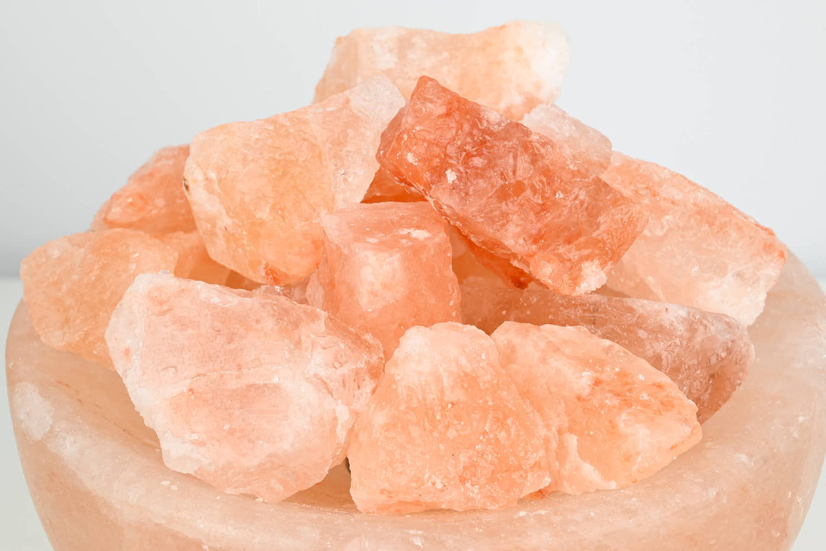 Firebowl Salt Lamp - Rocks – Gemstone Creations Australia